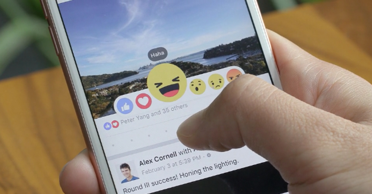 Patten Facebook reactions