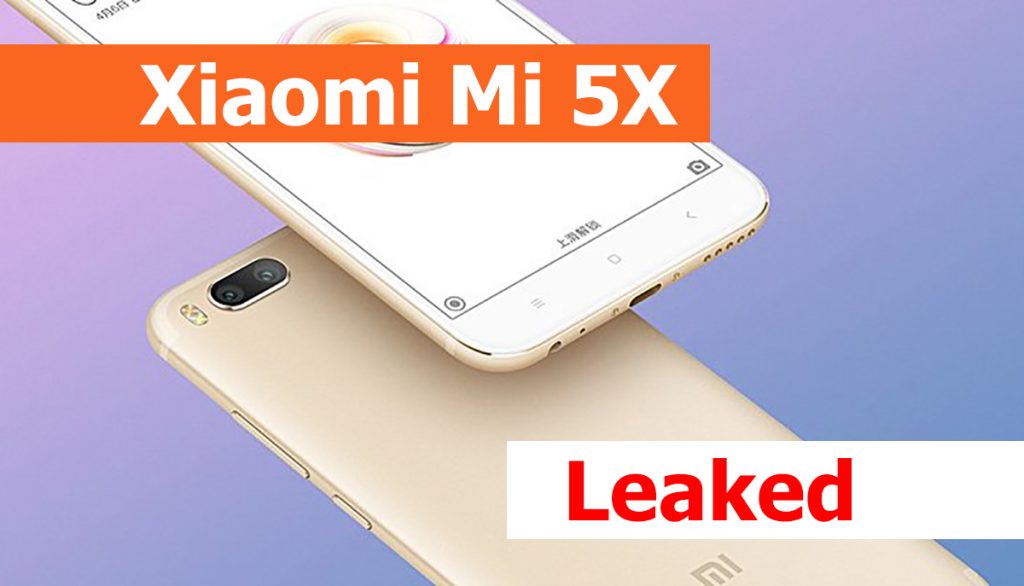 หลุด! ภาพเรนเดอร์มือถือ Xiaomi Mi 5X ก่อนวันเปิดตัวจริงพร้อม MIUI 9