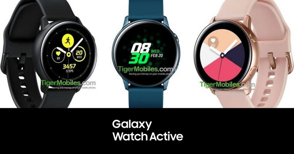 หลุดภาพ Samsung Galaxy Watch Active พร้อม One UI แบบย่อส่วน