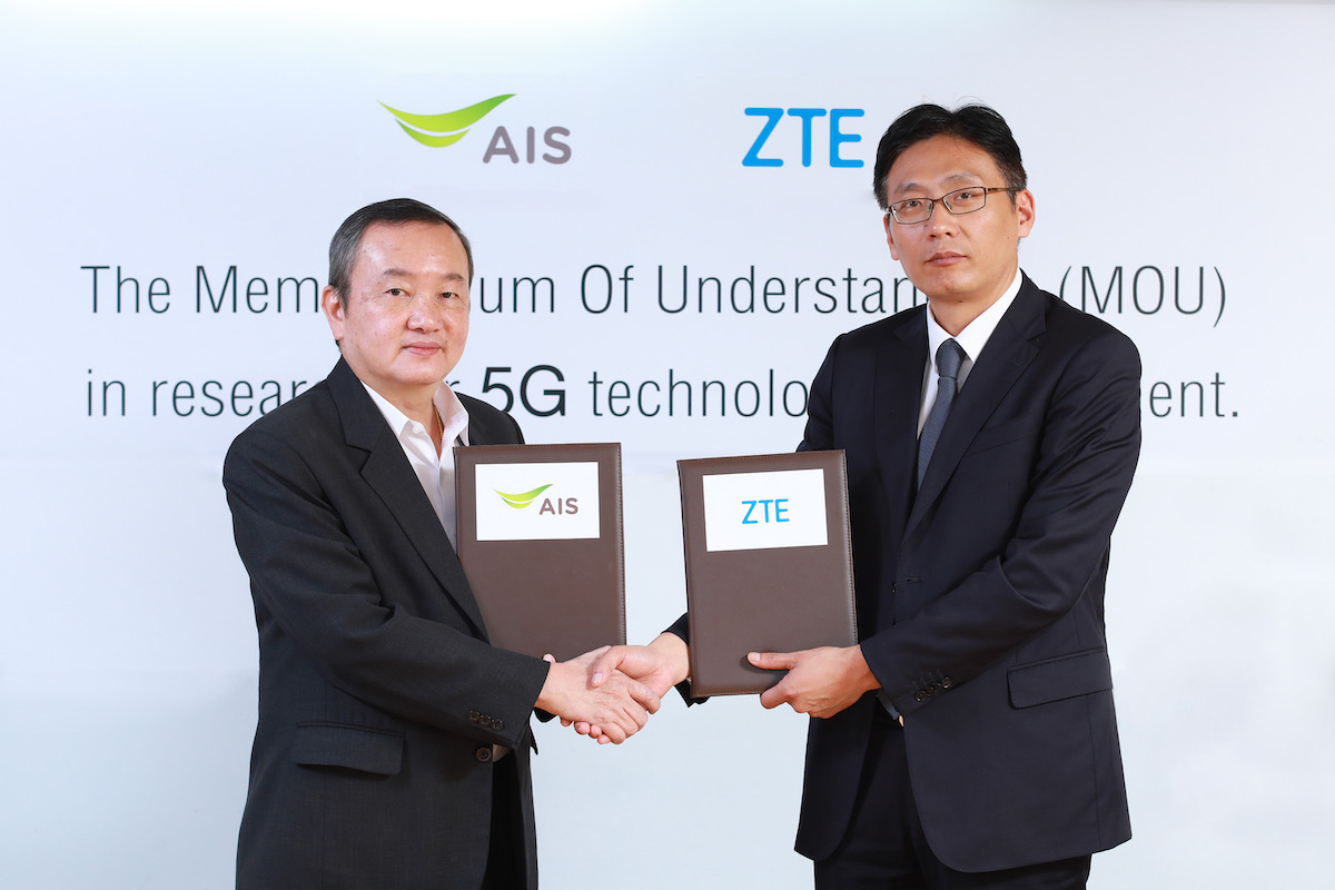 AIS 5G ผนึก Huawei NOKIA ZTE ร่วมลงนามทดสอบ 5G เข้มข้น