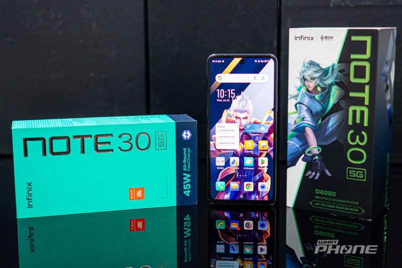 รีวิว Infinix Note 30 5G x RoV Edition สมาร์ทโฟนเกมมิ่ง กล้อง 108MP ...