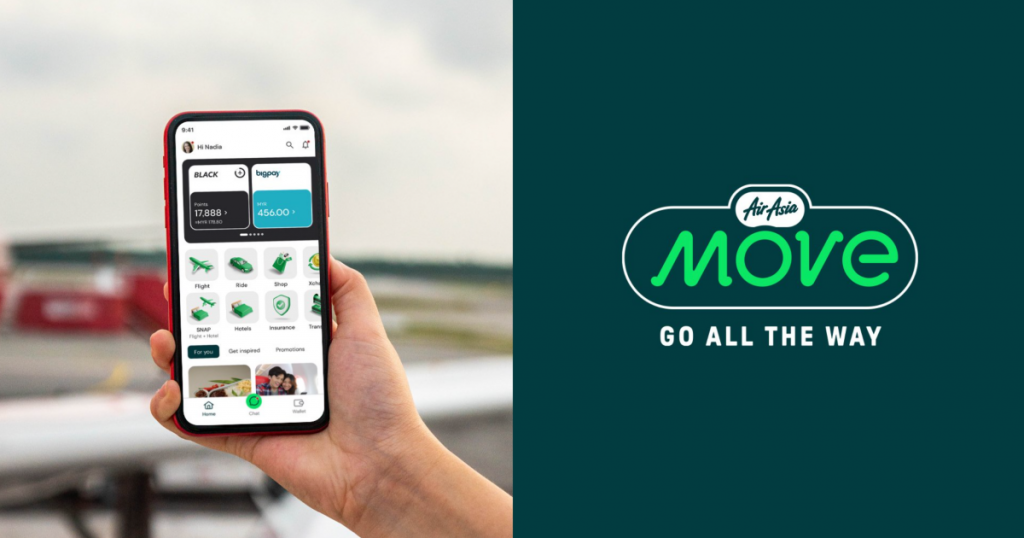 AirAsia MOVE ปรับโฉมแอปพลิเคชั่นใหม่ โชว์ก้าวใหม่ตอบโจทย์นักเดินทาง