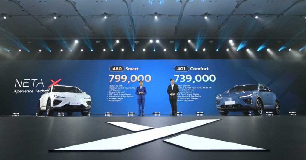 NETA เปิดตัว NETA X รถยนต์พลังงานไฟฟ้าสไตล์ SUV อย่างเป็นทางการสู่ตลาด ...